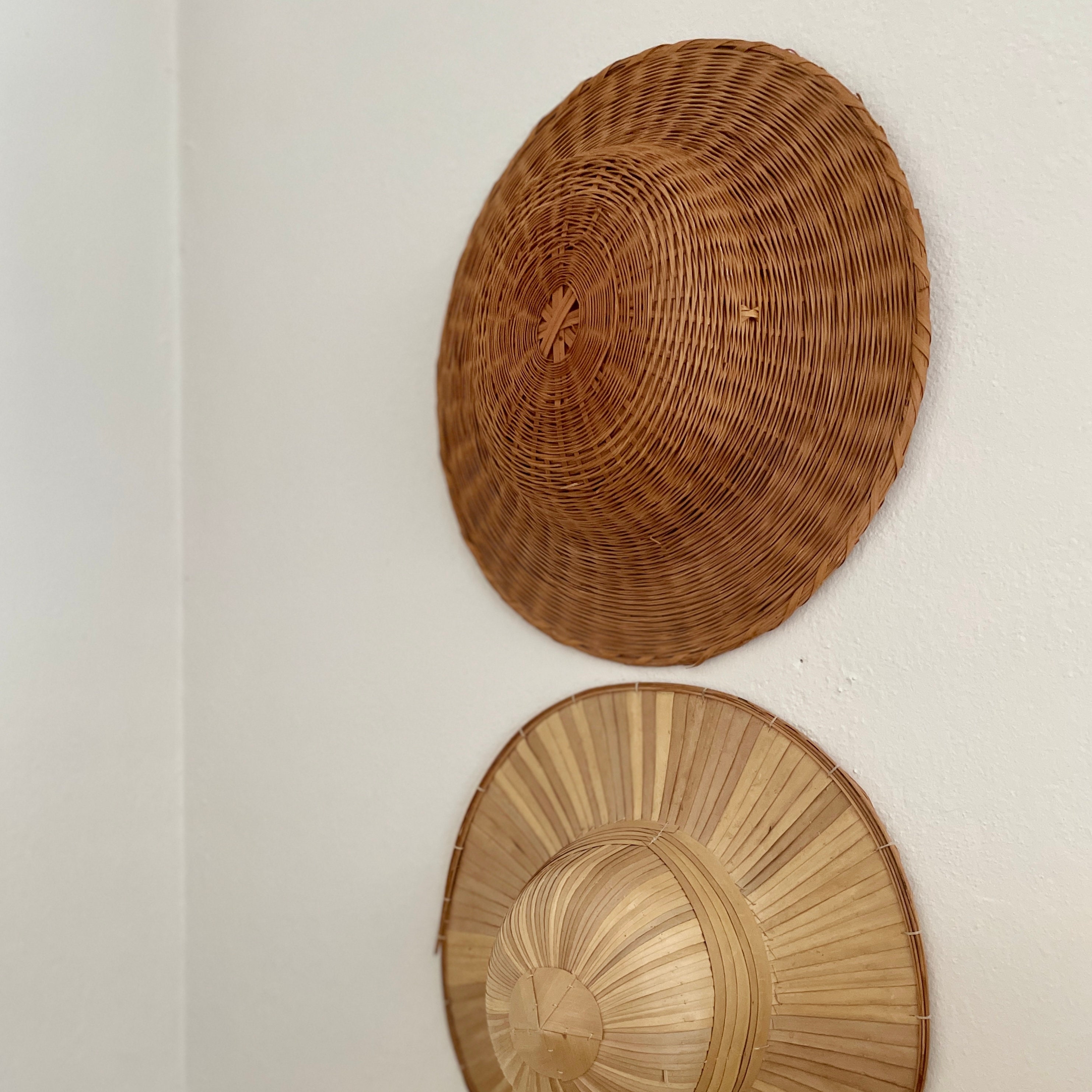 Vintage Rattan Woven Pith Helmet 1950s Handmade Wicker Colonial Hat - Etsy