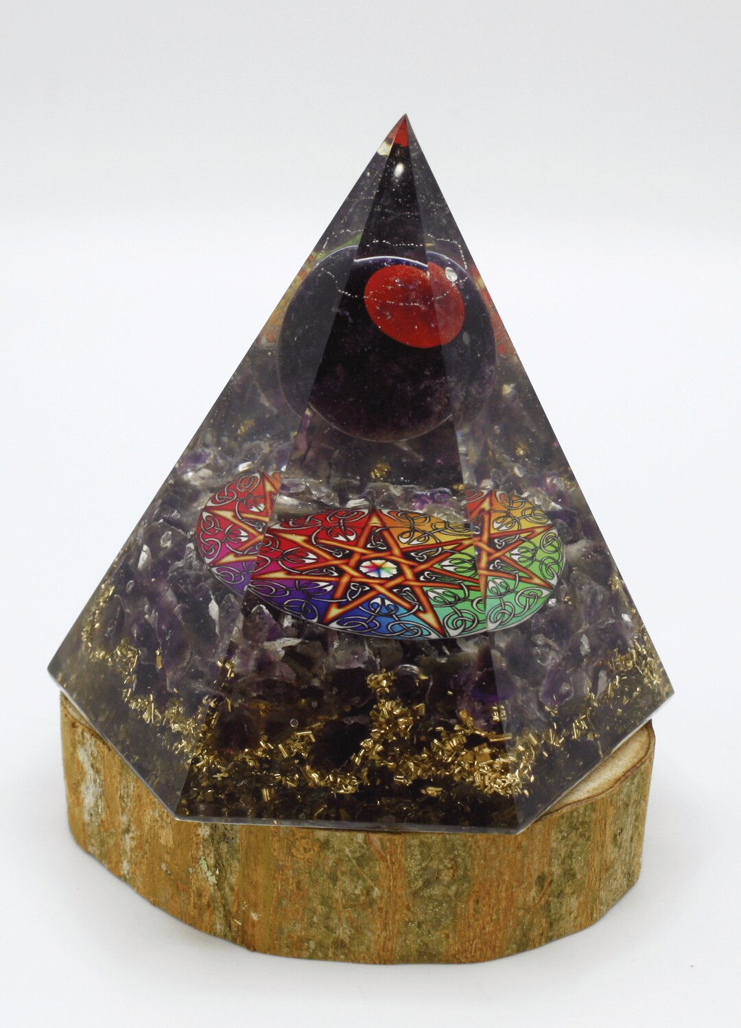 Amethyst Orgone Pyramid A Beacon of Spiritual Awakening and Protective ...