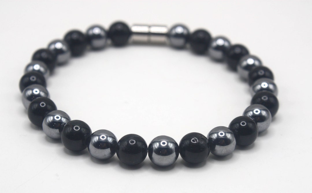 8MM Noble Elite Shungite & Black Tourmaline Bracelet - Frequency ...