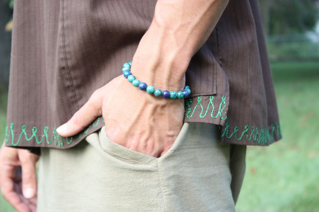 Azurite Bracelet - A Vision of Intuition and Insight - Etsy