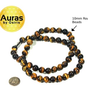 Tiger Eye Necklace Mens Necklace Beaded Necklace Tribal - Etsy