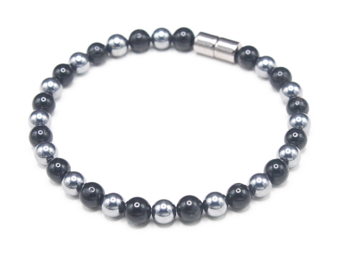 Black Tourmaline & Noble Elite Shungite Bracelet - Frequency Protection ...