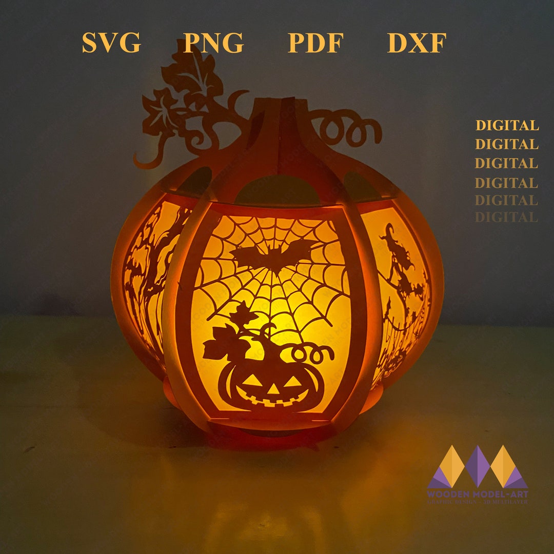 PUMPKIN Lanterns SVG, Halloween Lantern Svg for Cricut Projects DIY, - Etsy