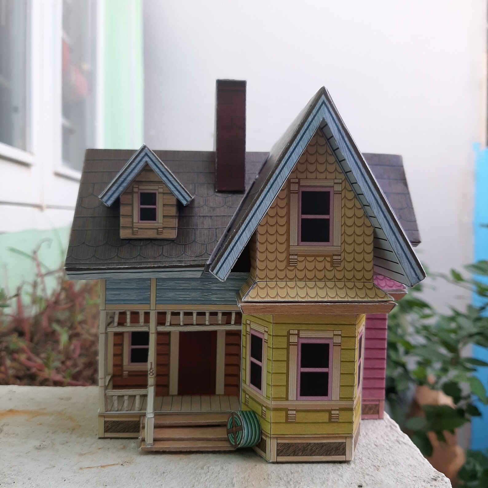 Up House Papercraft DIY Pdf Files3d Paper Cut Templatehand - Etsy