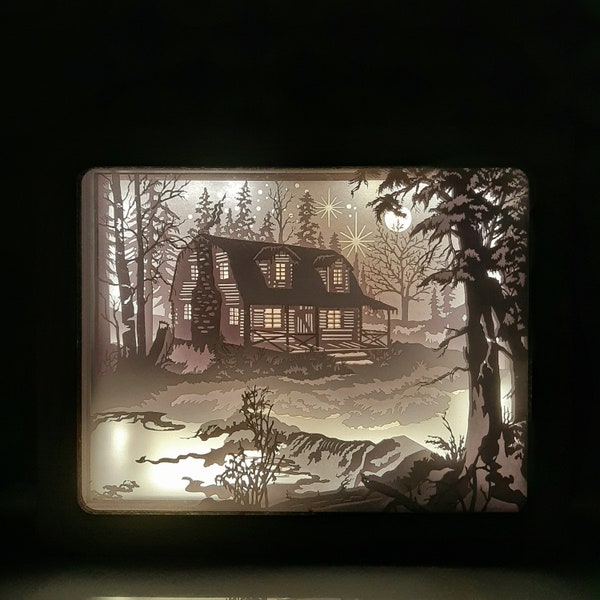 House Shadow Box - Etsy