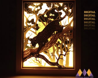 Panther Layered Svg - Etsy