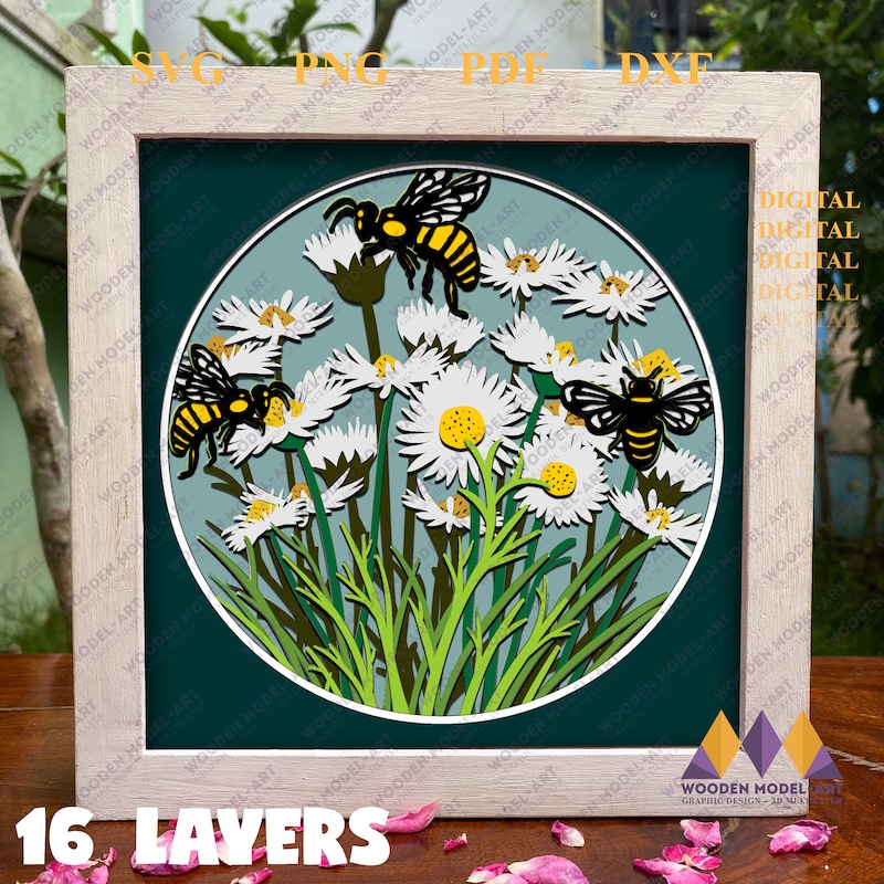 Bee Shadow Box - Etsy