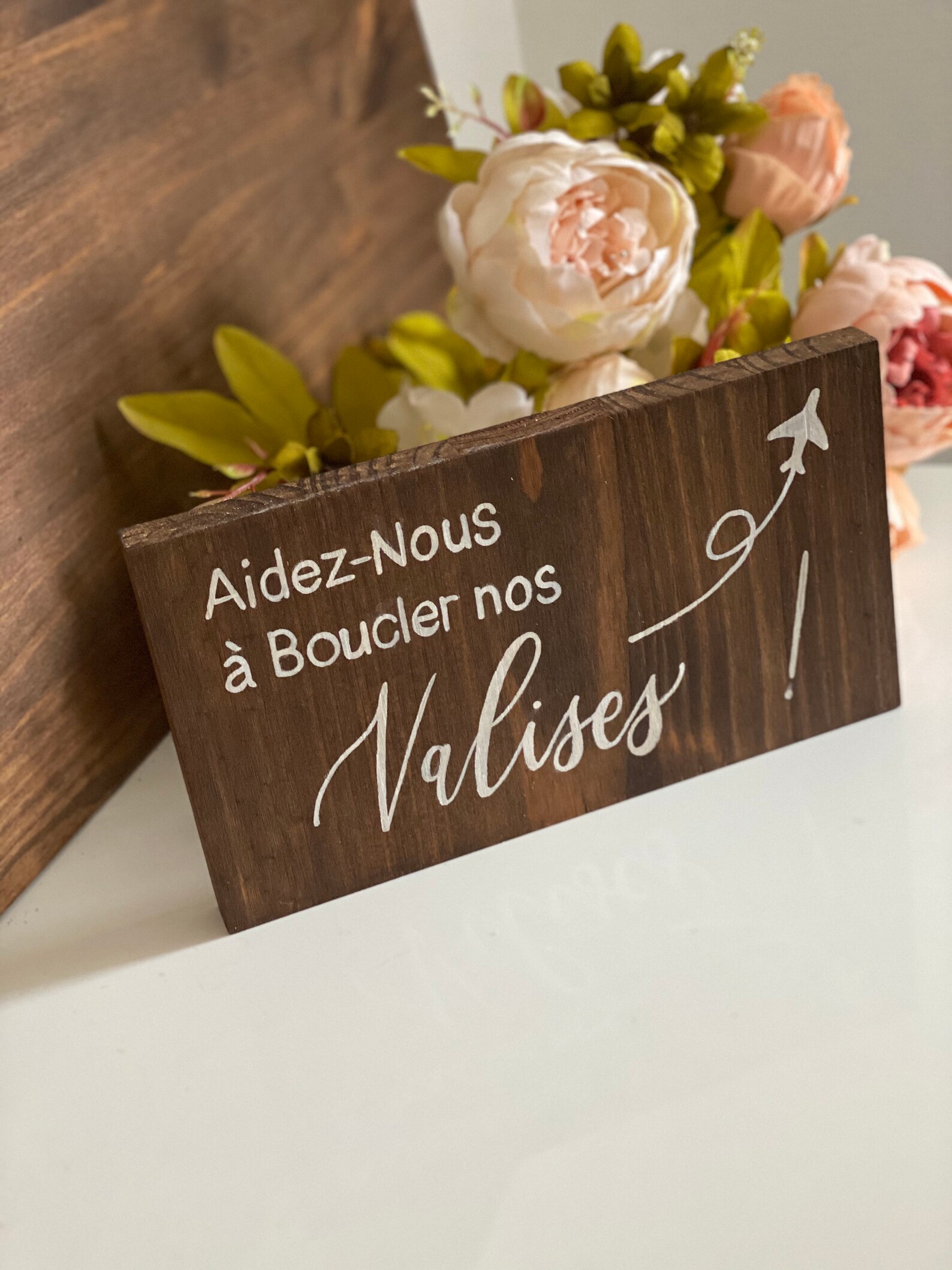 Panneau Aidez nous à boucler nos Valises | Etsy France Panneau Aidez nous à boucler nos Valises | Etsy France
