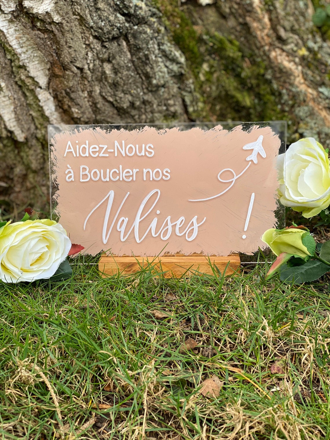 Panneau acrylique Aidez-nous à boucler nos valises - Etsy.de Panneau acrylique Aidez-nous à boucler nos valises - Etsy.de