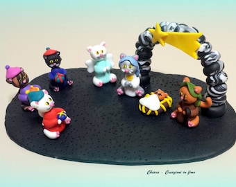 Cat Nativity Scene | Etsy