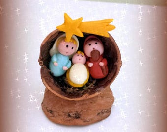 Walnut Shell Nativity | Etsy