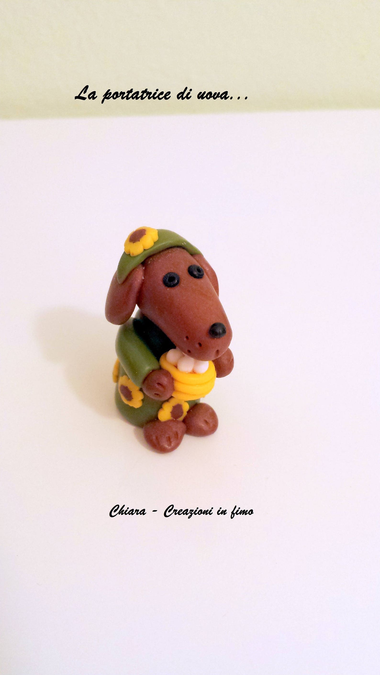Dachshund dog nativity scene in polymer clay pet nativity for | Etsy