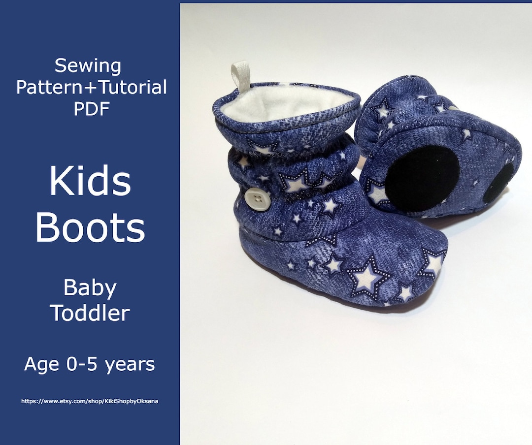 Boots PDF / Baby Booties Sewing Pattern - Etsy