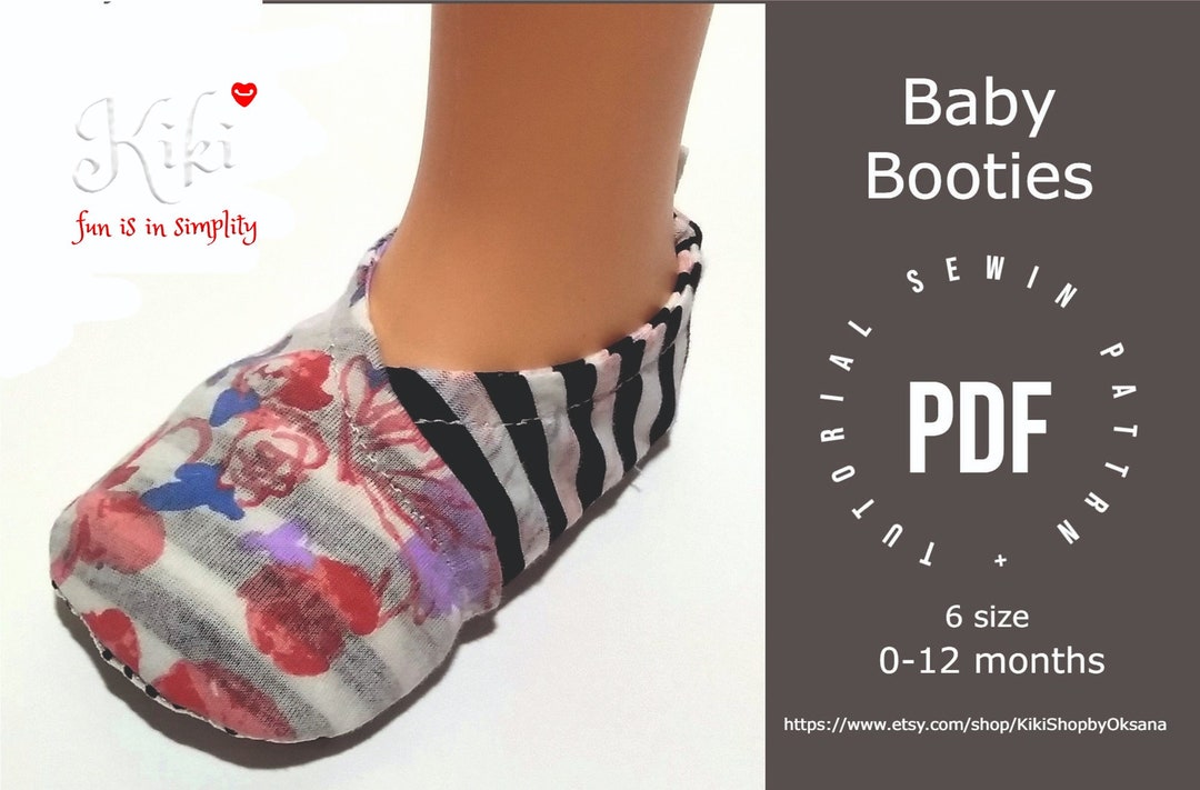Baby Booties Sewing Pattern / Slippers PDF Pattern - Etsy