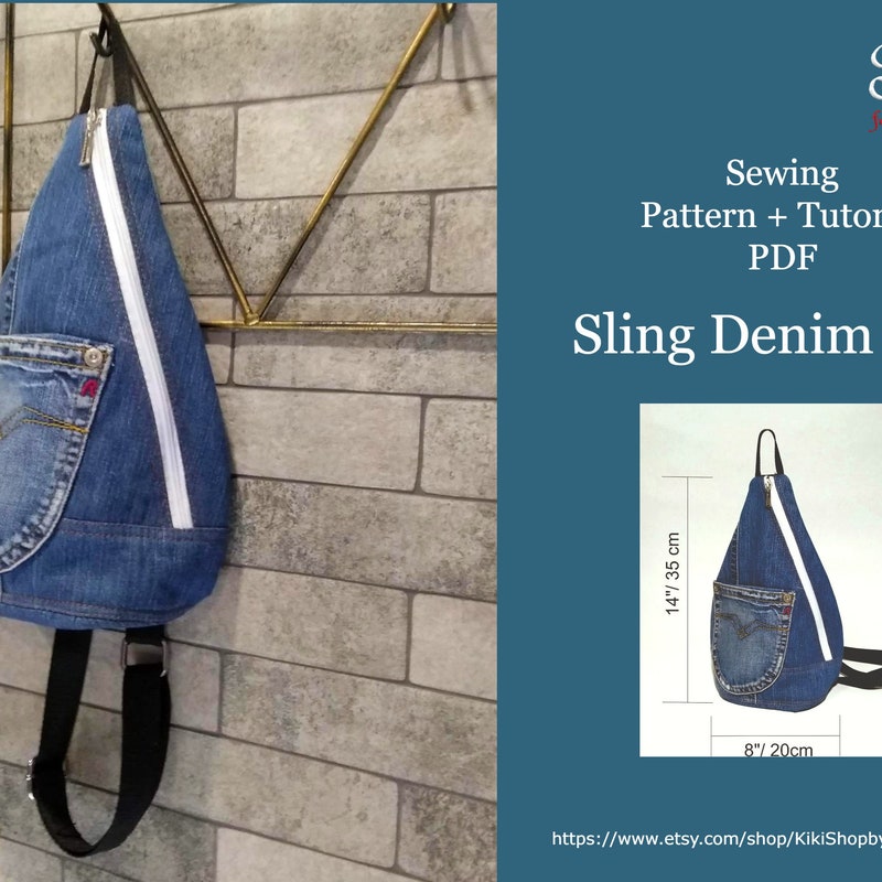 Denim Bag Pattern - Etsy
