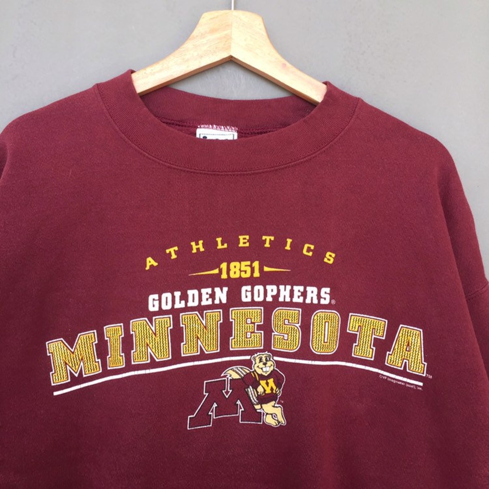 Vintage Golden Gophers Minnesota sweatshirt Pullover Jumper | Etsy