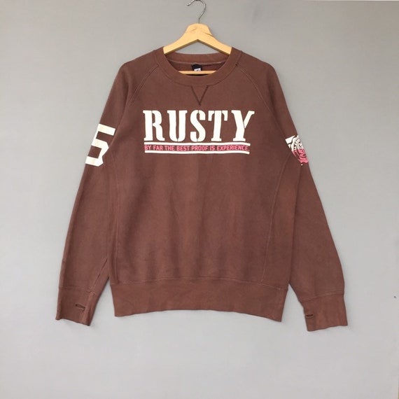 Vintage Rusty Surf Wear Sweatshirt Pullover Pullover | Etsy
