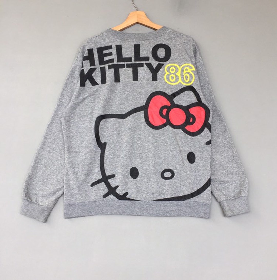 Hello Kitty Crew Neck Sweatshirts drucken Logo Pullover - Etsy.de