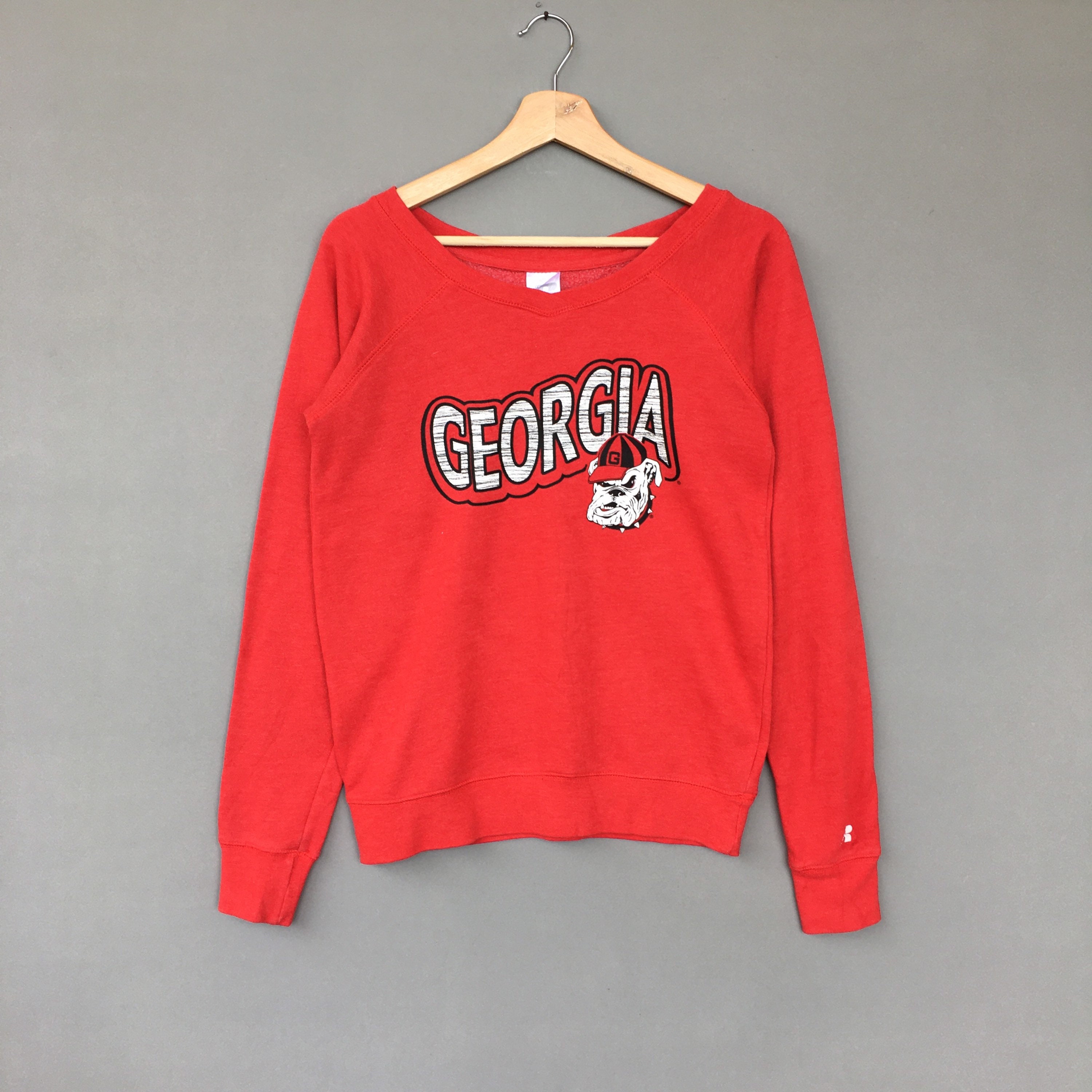 Vintage Georgia Bulldog Sweatshirt Print Out Logo / Georgia | Etsy