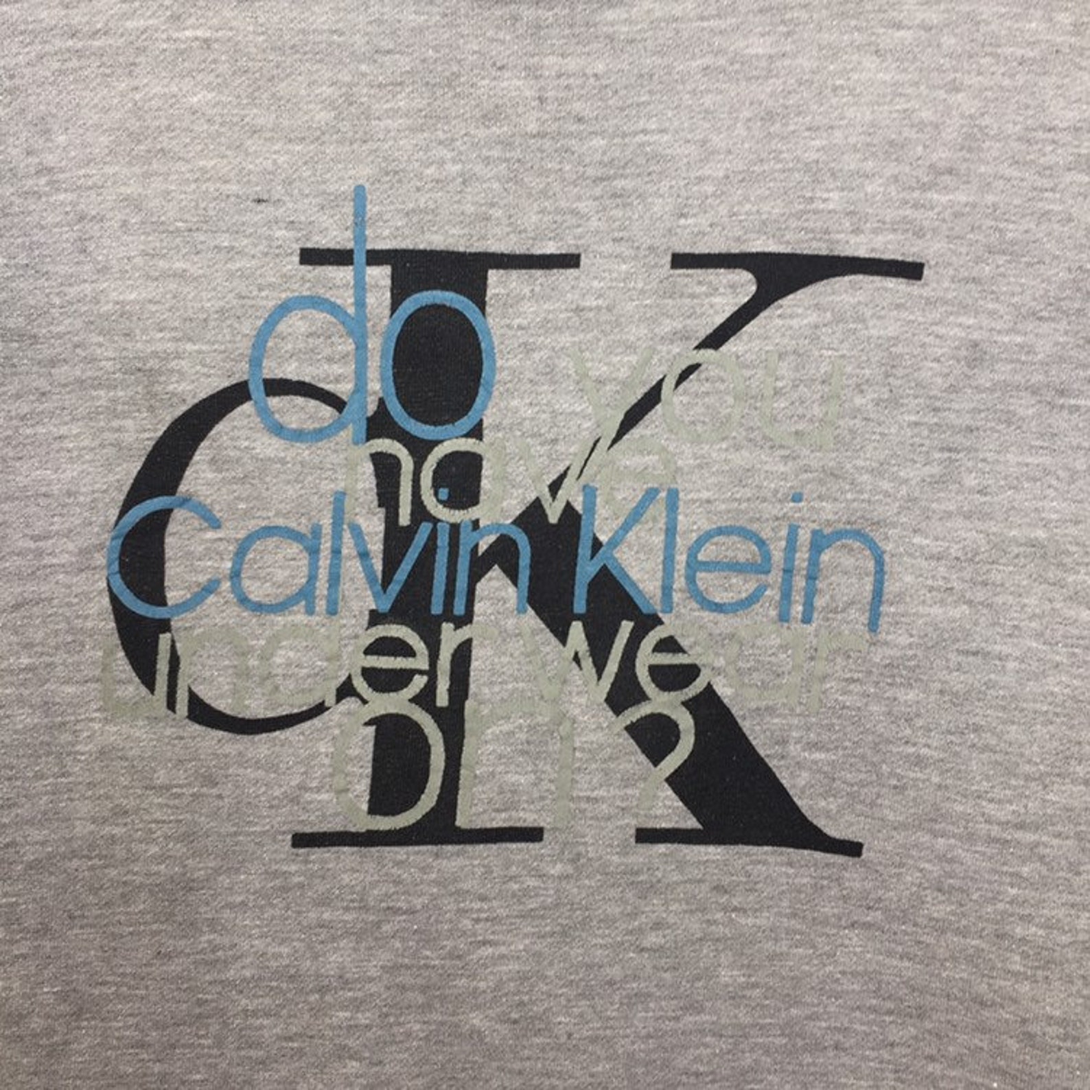 Rare Vintage CK Calvin Klein Jeans Sweatshirt Print Out Logo - Etsy