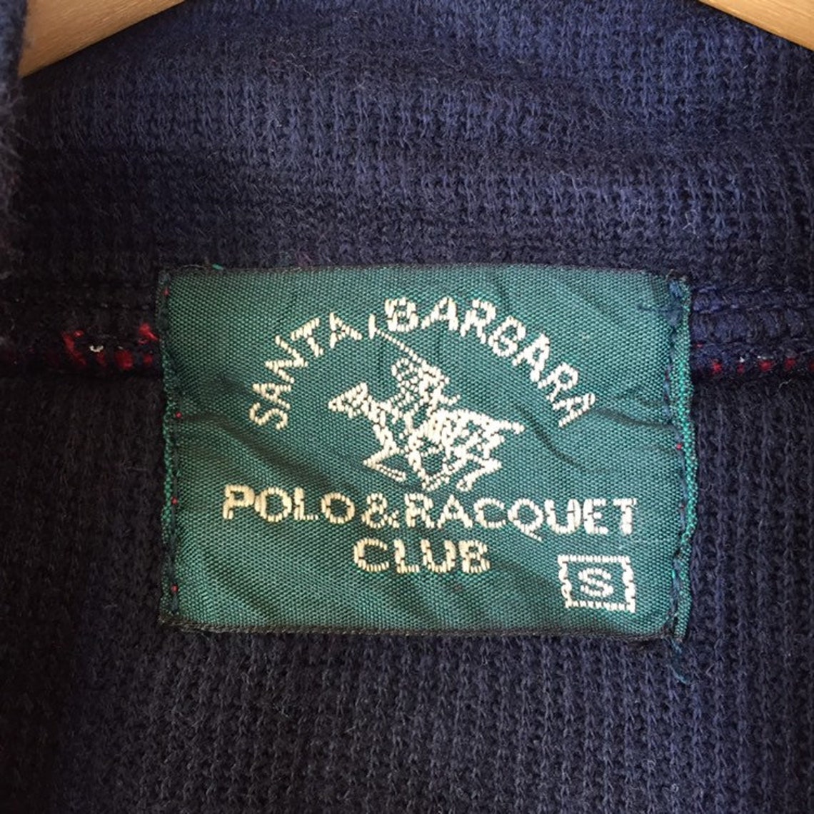 Vintage Santa barbara polo&racquet club Sweatshirt Half zip | Etsy