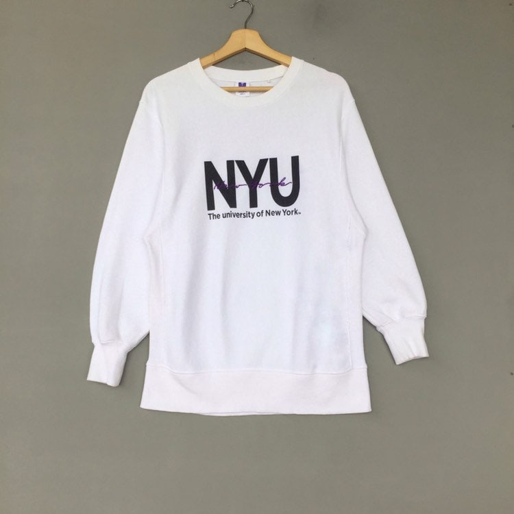Vintage University of New York NYU sweatshirt Print Out logo | Etsy