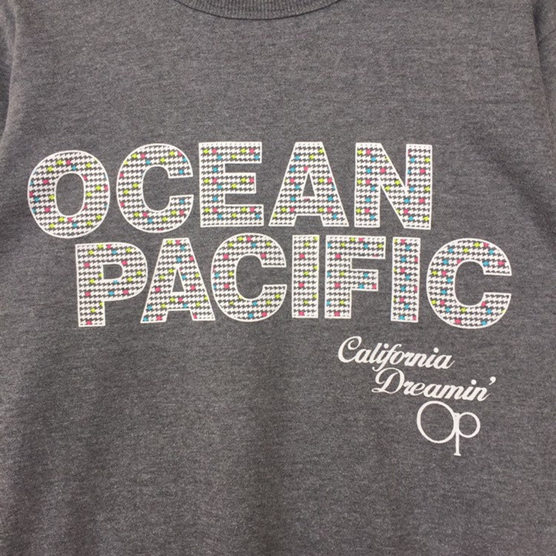 Vintage Ocean Pacific sweatshirt Crewneck Print Out Logo | Etsy