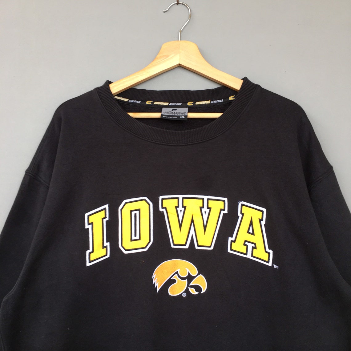 Vintage Iowa Hawkeyes Football sweatshirt pullover jumper | Etsy