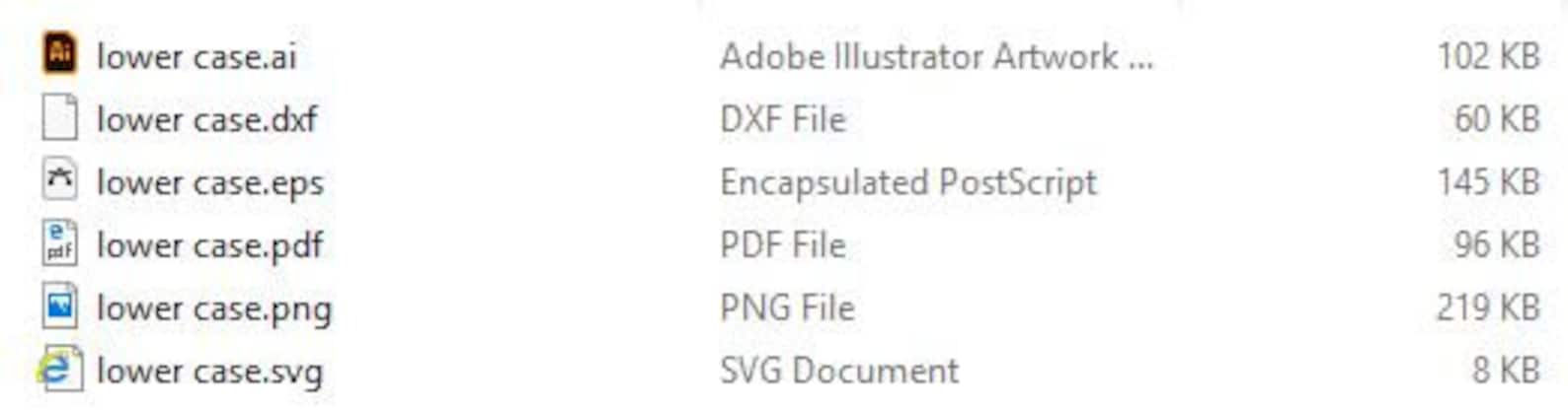 Swirly Fonts Font Full Lower Case Alphabet Cutting File - Etsy UK