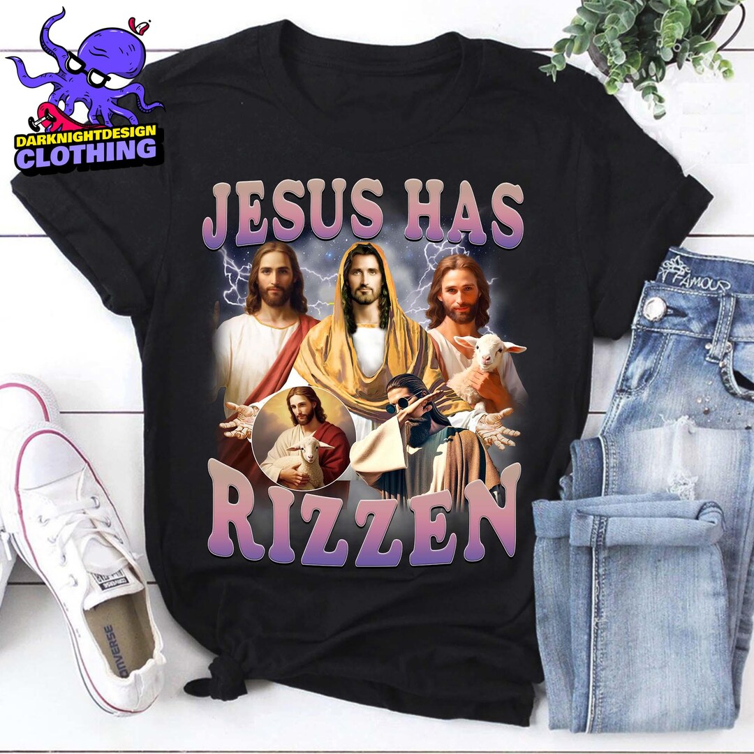 Jesus Has Rizzen Shirt, Vintage Jesus Shirt, He is Risen Shirt, Vintage ...