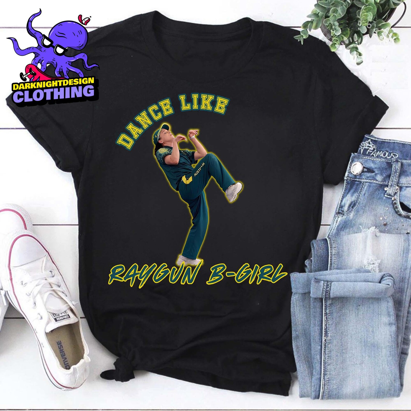 Dance Like Raygun B-girl Shirt, Raygun Breakdancing Shirt, Raygun ...