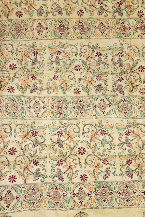 Ethnic Beautiful Vintage Indian Kantha West Bengal Traditional | Etsy