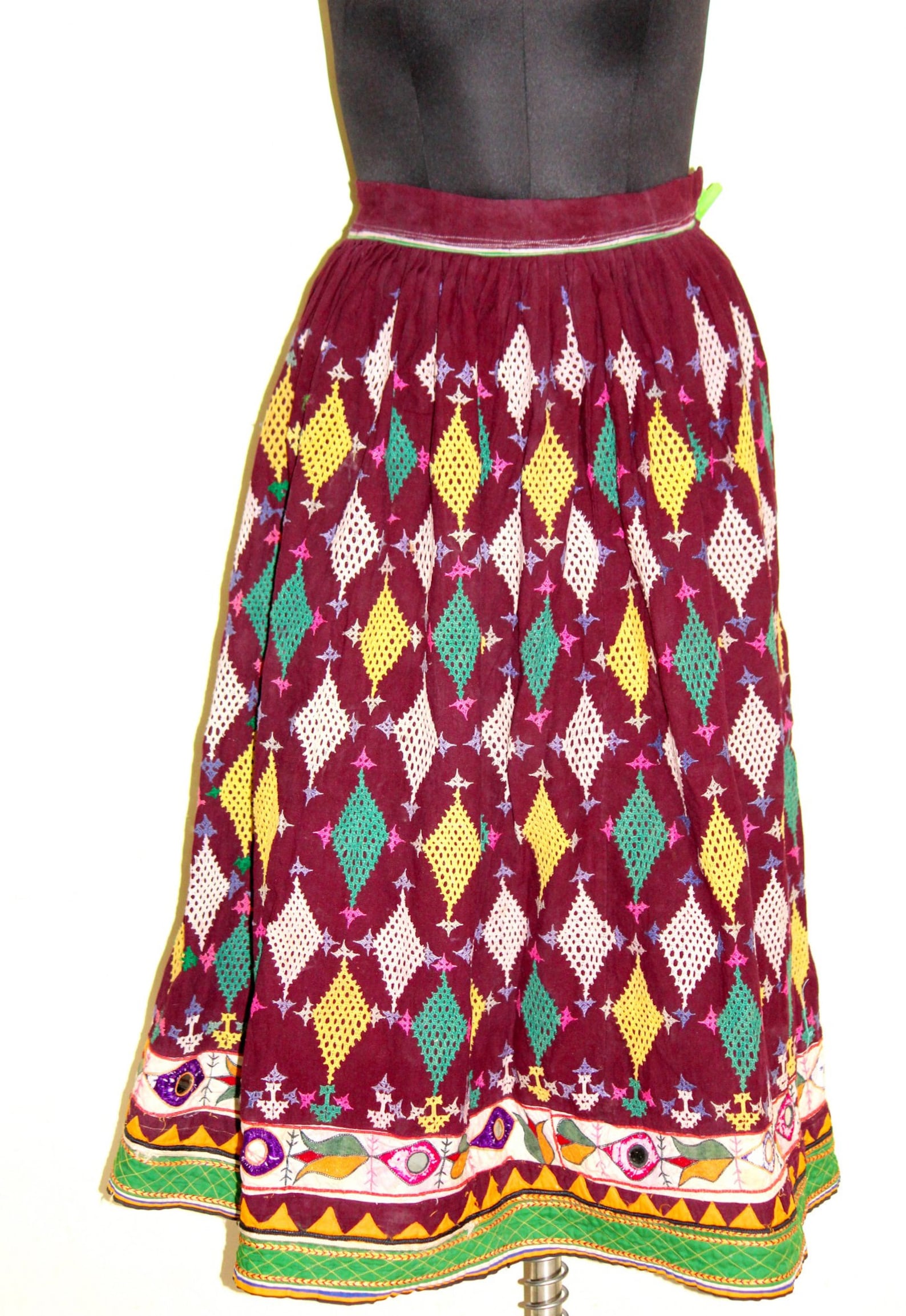 Ethnic Vintage Banjara Gujarati Style Rabari Gypsy Hippie Tribal ...