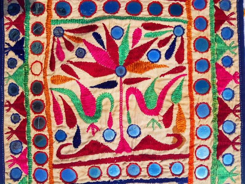 Vinage Gujarati Doorway Decor Wall Hanging Handmade | Etsy