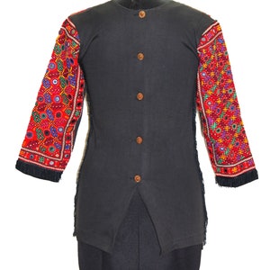 Vintage Indian Designer Brand Ritu Kumar Jacket Banjara Gujarati Rabari ...