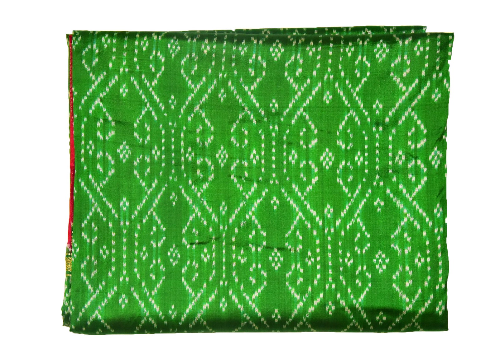 Vintage Indian From Gujarati Patola Printed Amazing Saree Old 100% Pure ...