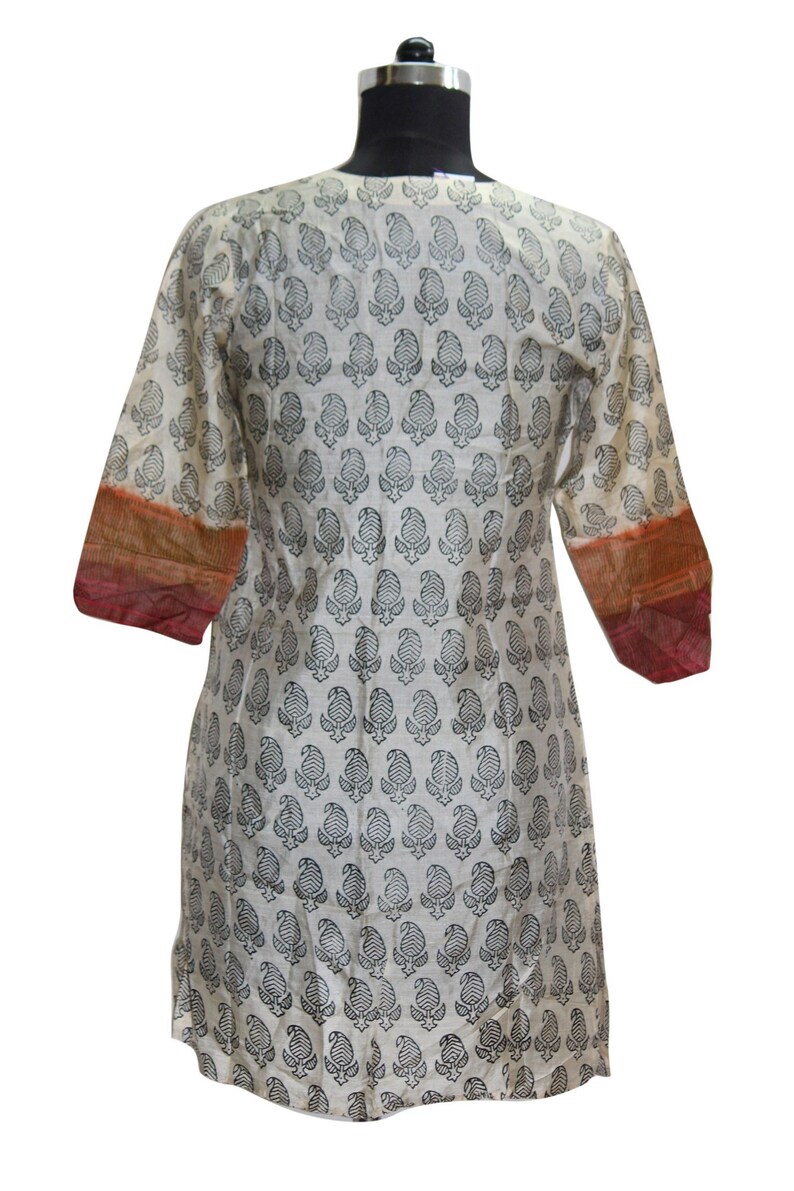 Antique Vinatge Indian 70s Bollywood Printed Kurta Tops - Etsy