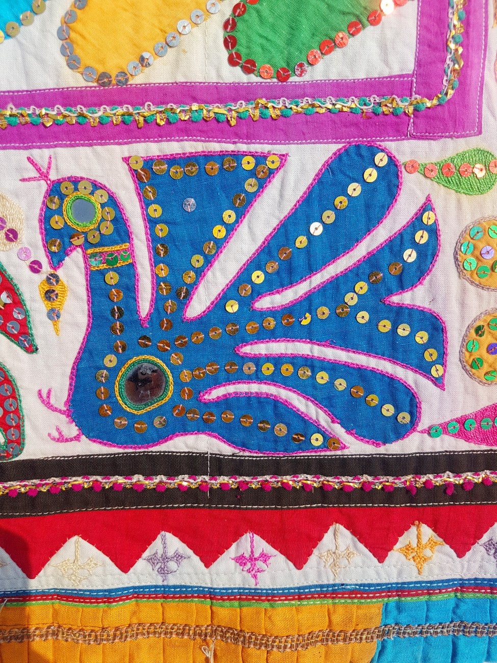 Antique Indian Gujarati Very Old Wall Hanging Bohemian Home - Etsy