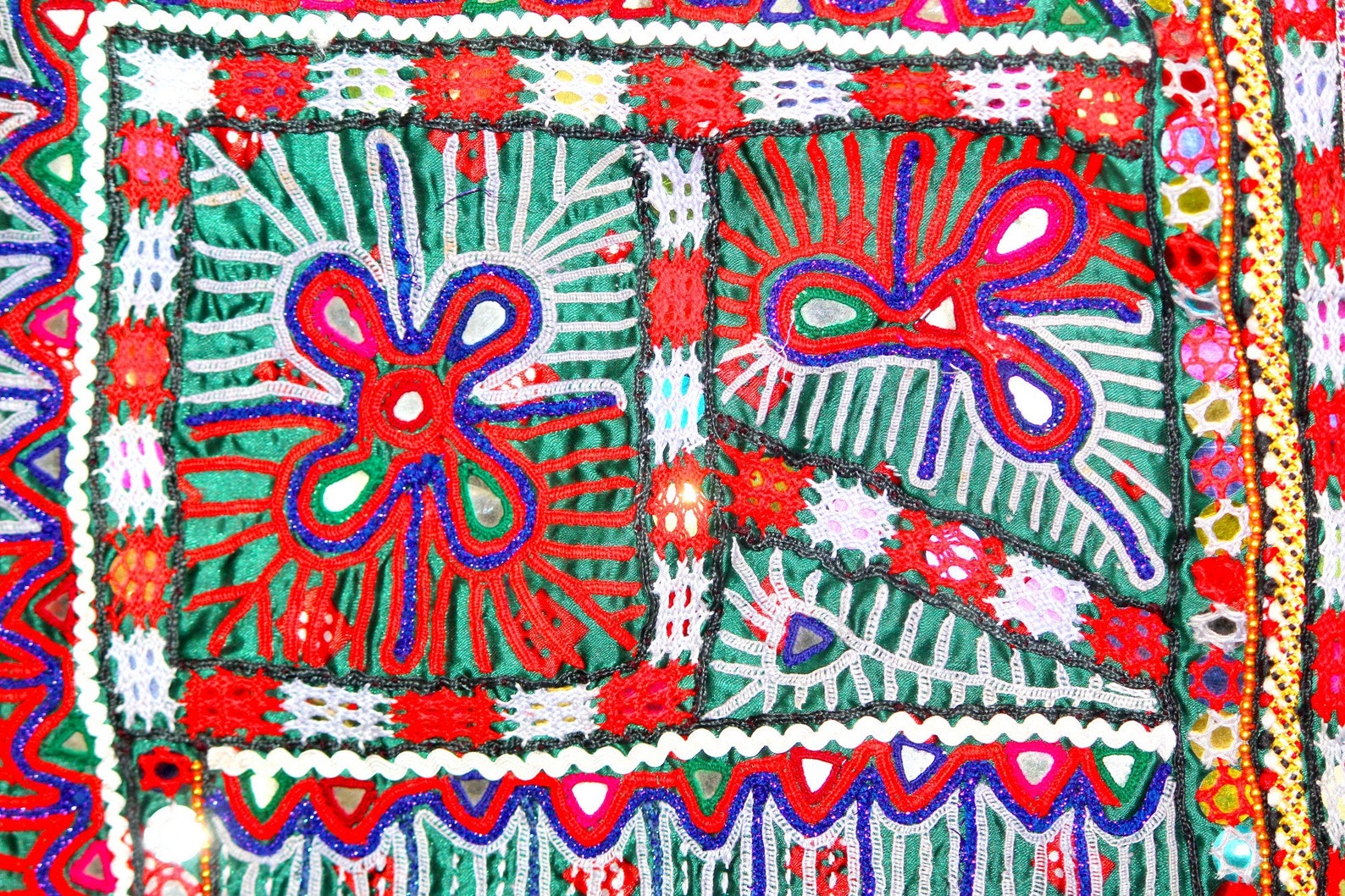 Antique Vintage Indian Banjara Gujarati Kutchi Rabari Handmade ...