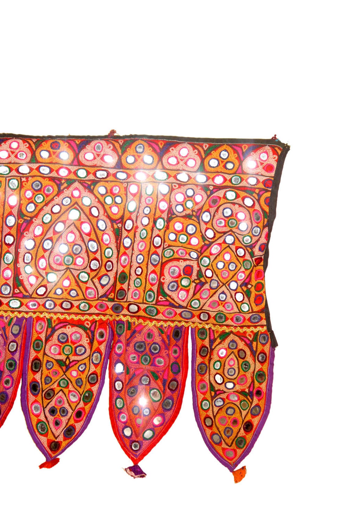 Antique Banjara Kutchi Mirror Work Hand Embroidered Indian | Etsy