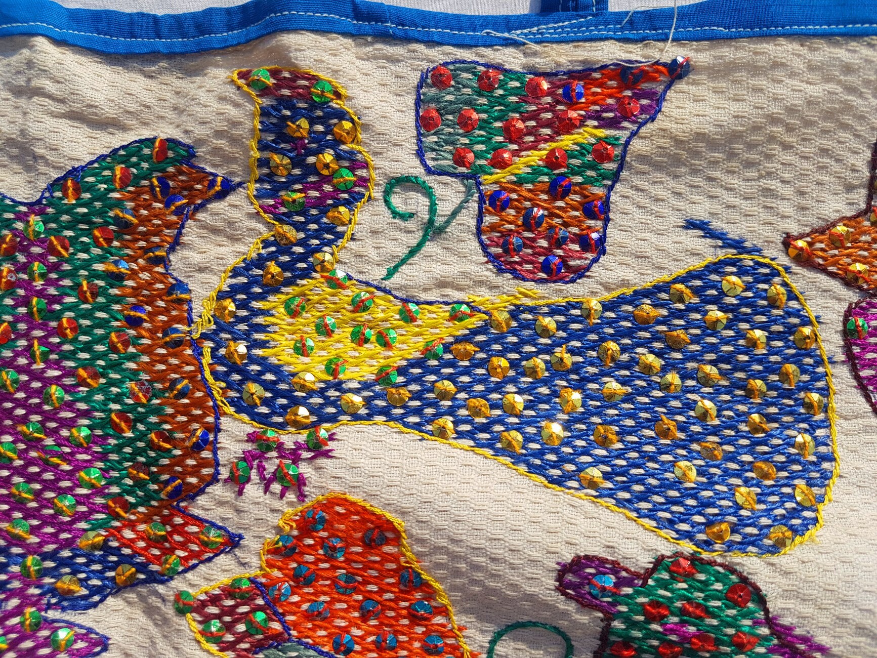 Antique Vintage Old Gujarati Kutchi Handmade Embroidered | Etsy