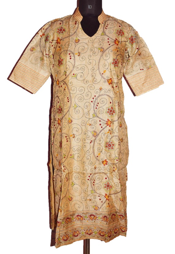 Antique Vintage Indian West Bengal Kurta Top Lucknow Beautiful - Etsy