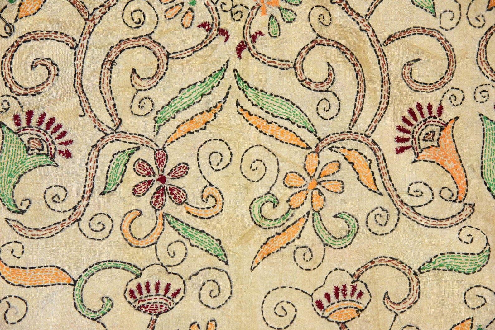 Ethnic Beautiful Vintage Indian Kantha West Bengal Traditional | Etsy