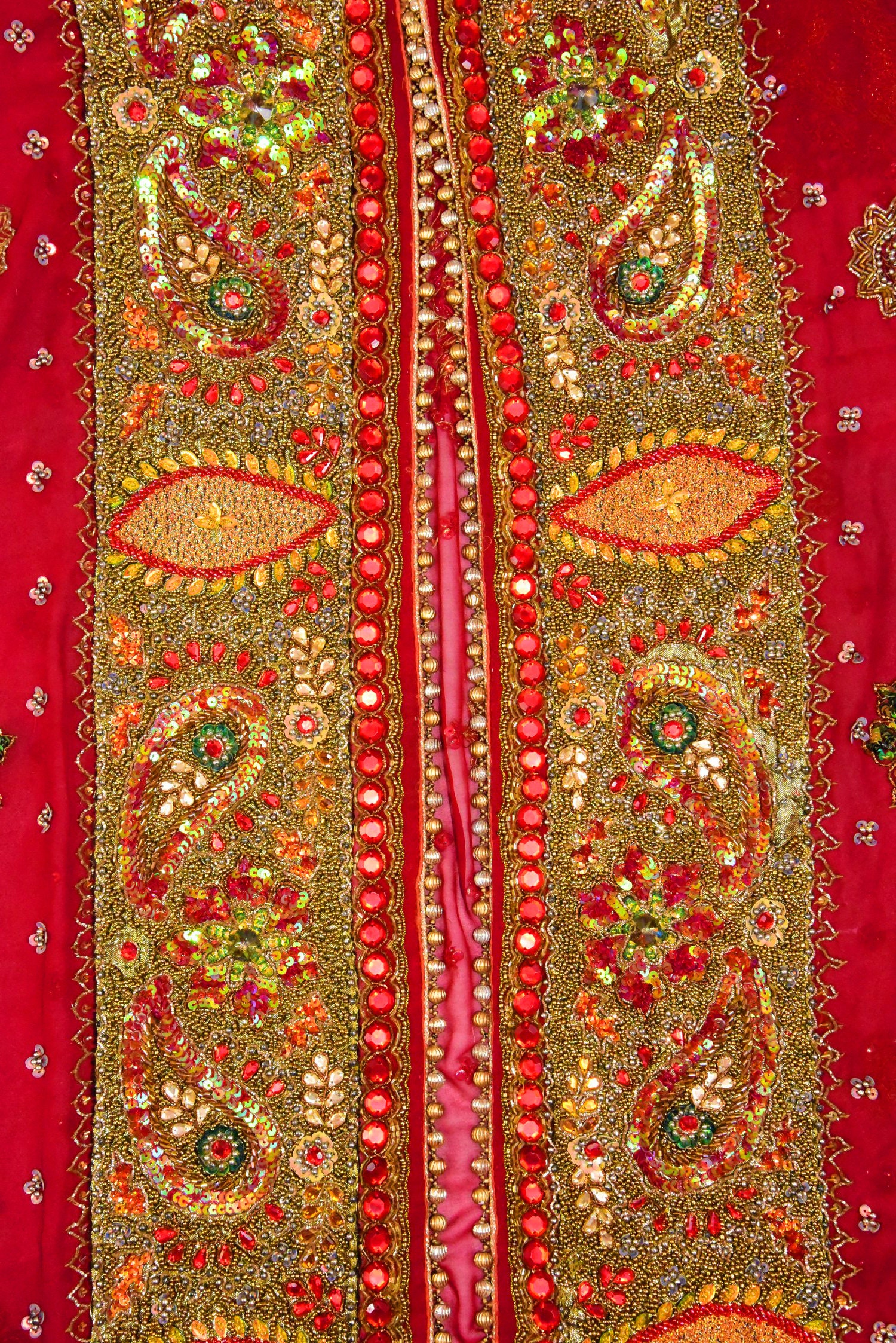 Beautiful Vintage Boho Indian Very Heavy Jacket Kaftan Jacket Venice ...