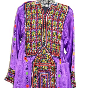 Vintage Pakistan Afghani Dress Handembroidered Work Textile Gypsy ...