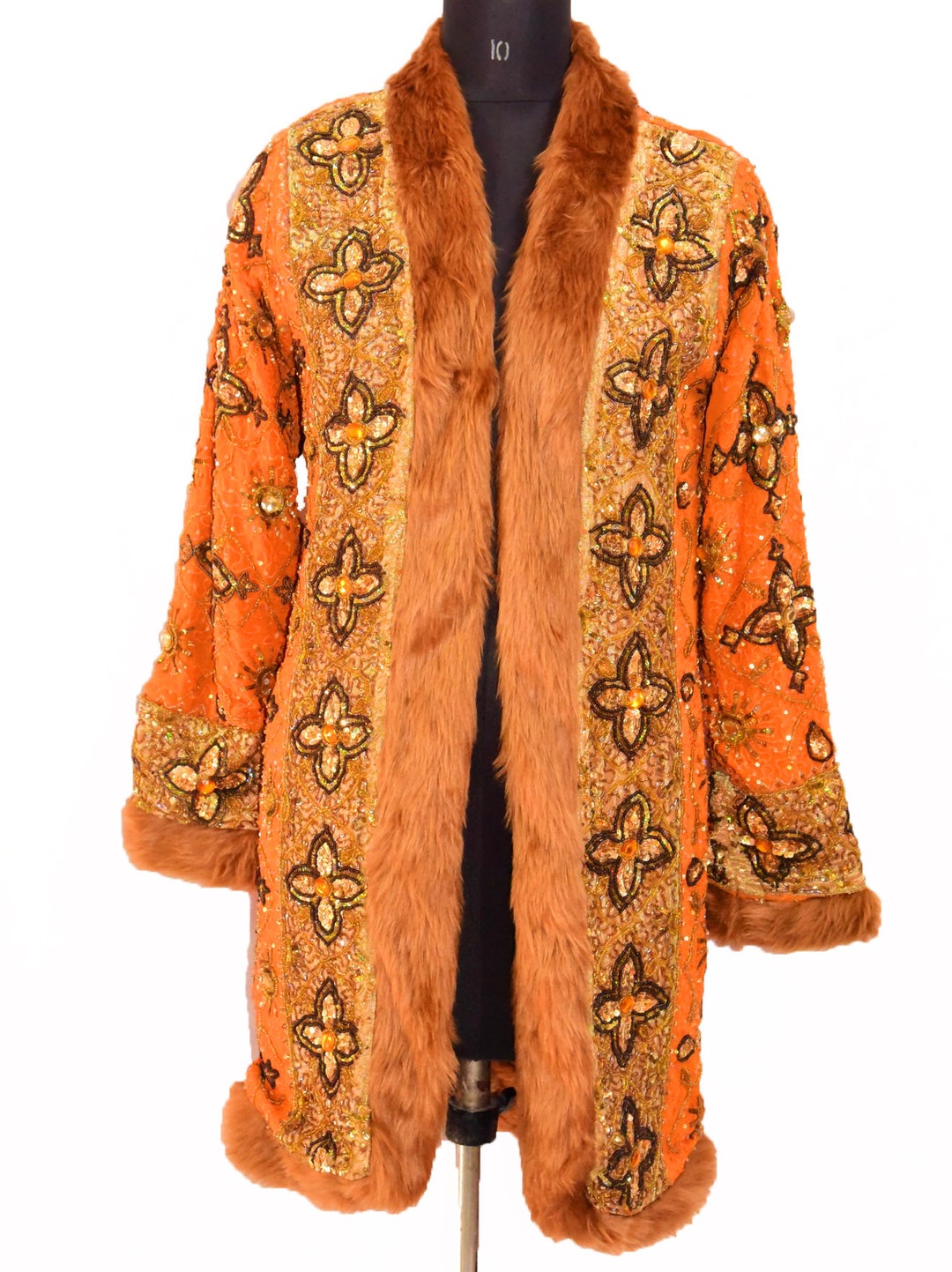 Party Wear Indian Boho Vintage Jacket Blazer Hand Beaded Embroidered ...