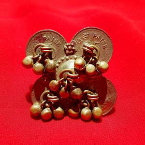 Antique Vintage Indian Rajasthani Tribal Banjara Rings Old Lot of 5 ...