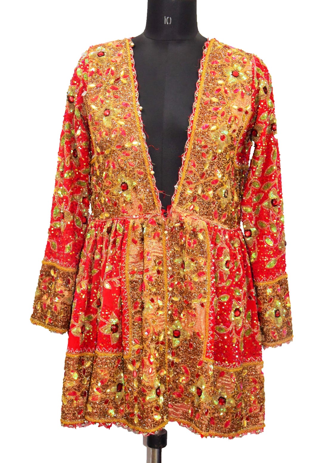 Unique Beautiful Boho Keriya Jacket Kaftan Venice 80s Beaded ...