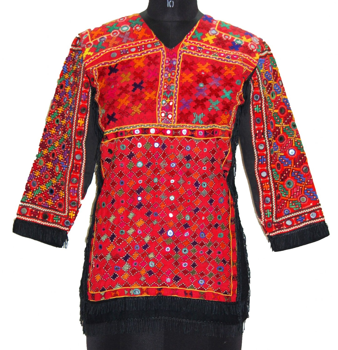 Vintage Indian Designer Brand Ritu Kumar Jacket Banjara Gujarati Rabari ...