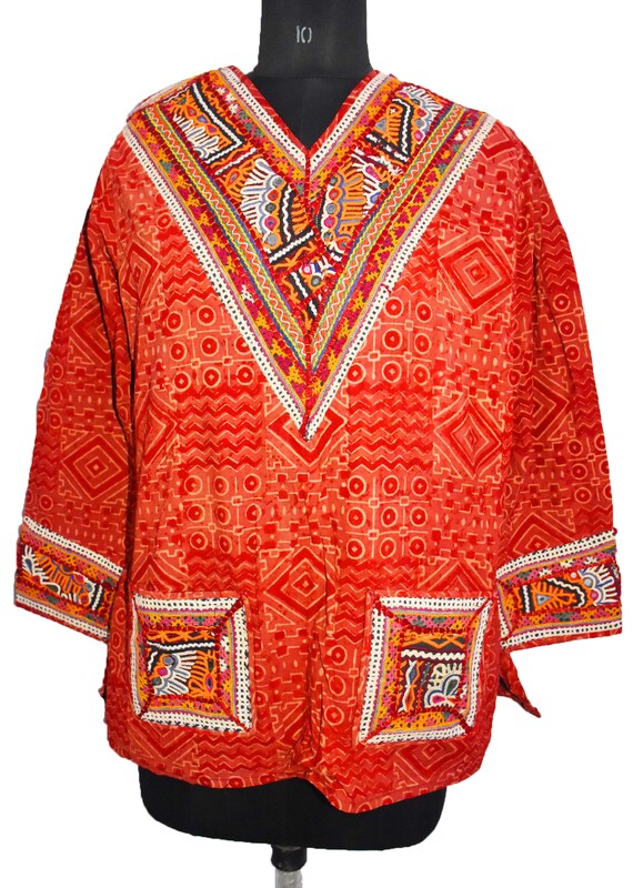 Authentic Vintage Ethnic Banjara Indian Gujarati Raba… - Gem